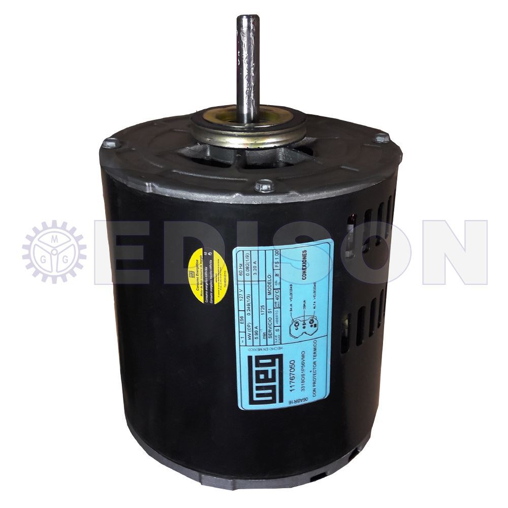 Motor WEG 1 HP, 120 V,IMPCO,883W010855 | EDISON MAQUINARIA Tienda en Línea
